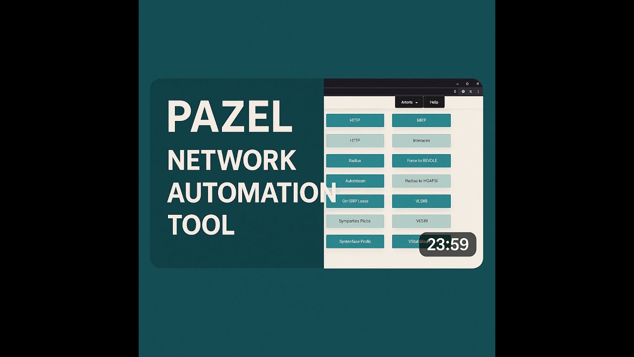 Pazel - Network Automation Tool - YouTube