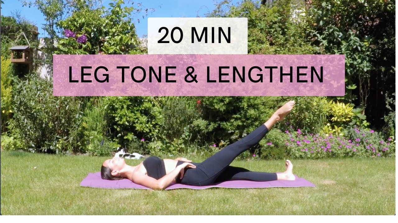 20 MIN TONE & LENGTHEN LEGS || Low Impact & Ballet Inspired - YouTube