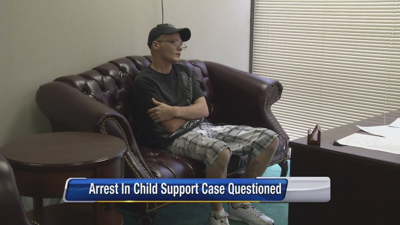 Man questions arrest in child support case - YouTube