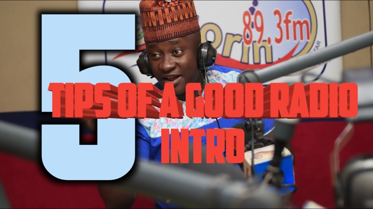 5 tips of a good radio intro - YouTube