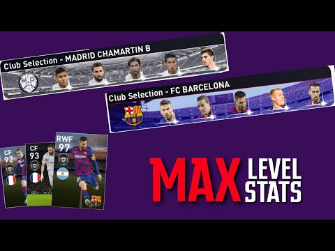MAX Stats Of Best Players From EL CLASSICO (BARCELONA & REAL MADRID) Club Selection | PES 2020