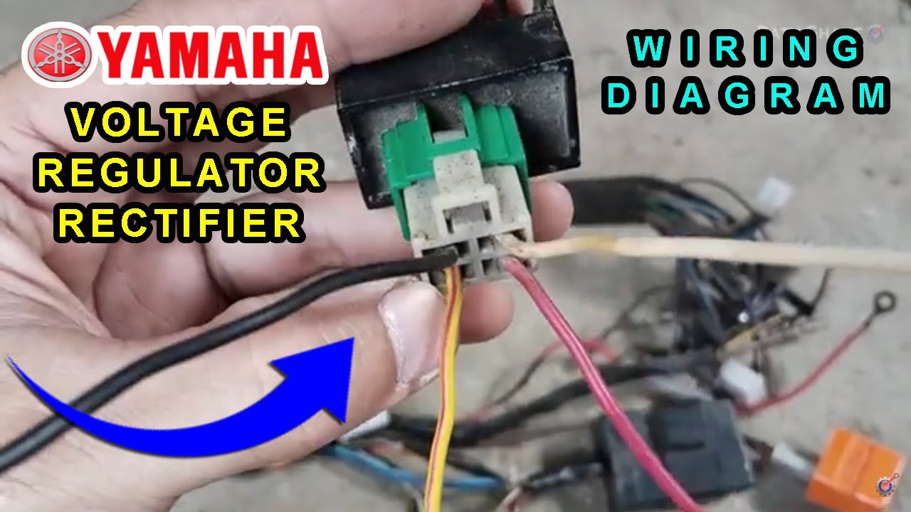 Wiring Diagram of Voltage Regulator - Yamaha Motorcycle Rectifier Color ...