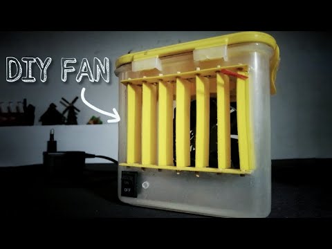 DIY cooler fan for summertime - using 12v pc fan - YouTube