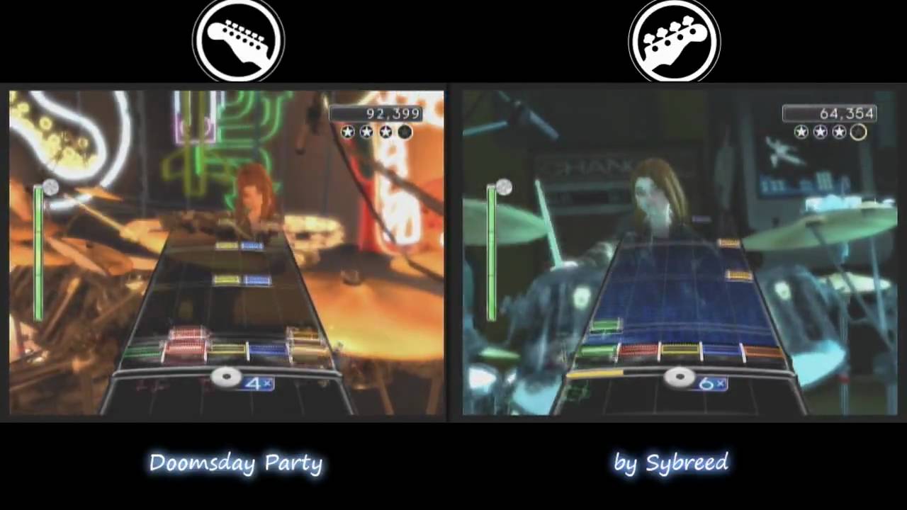 Doomsday Party - Sybreed - RBN Guitar/Bass Charts - YouTube