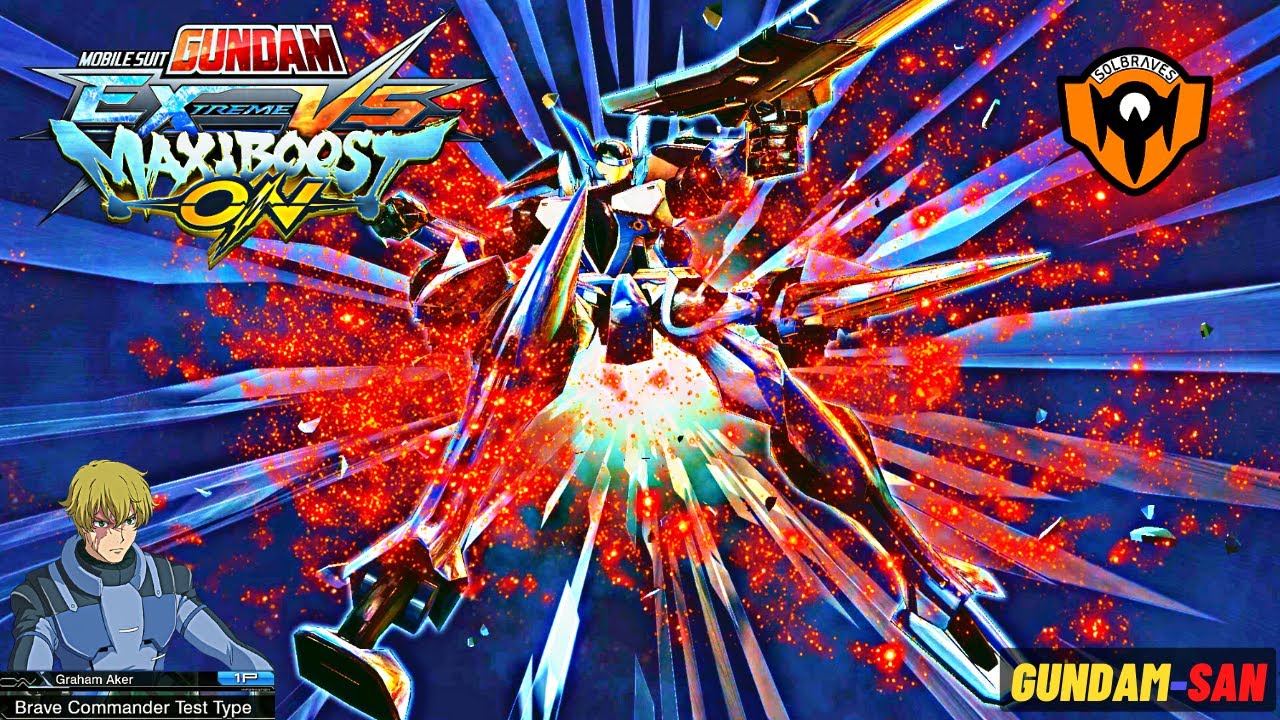 (PS4) GUNDAM EXTREME VS. MAXIBOOST ON - GRAHAM AKER'S BRAVE COMMANDER ...