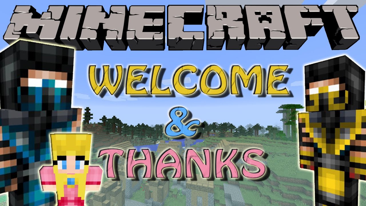 Minecraft: WELCOME AND THANK YOU - Channel highlights reel - Wither ...
