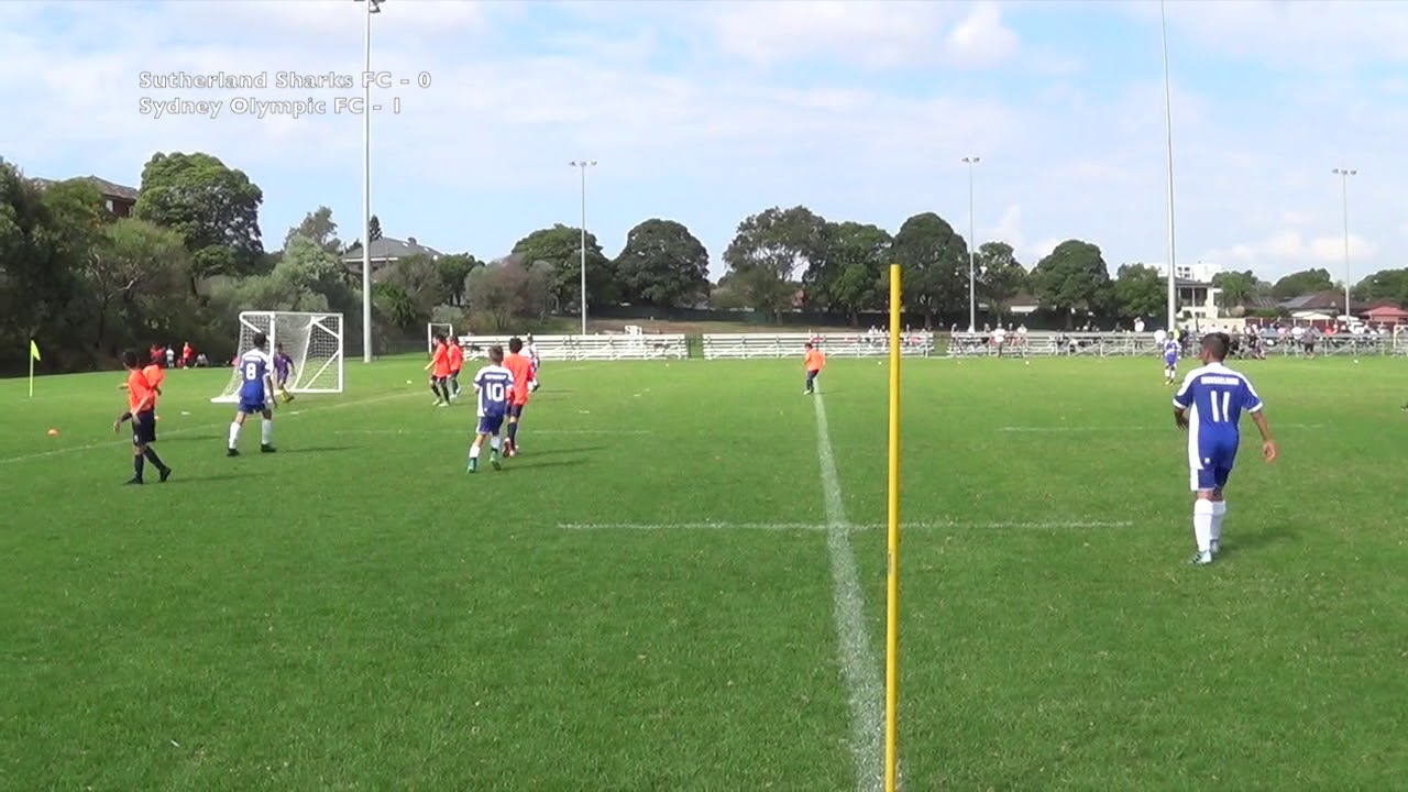 Sutherland Sharks FC vs Sydney Olympic - U11's SAP - YouTube