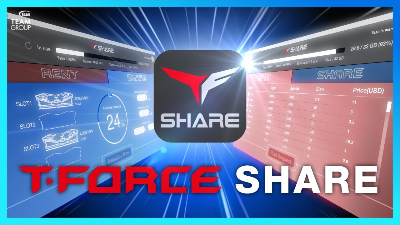 Introducing T-FORCE Share App for gamers and creators | TEAMGROUP - YouTube