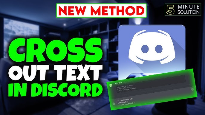 Discord Crossed Out Text-to Cross Out Text In Keyword How To Cross