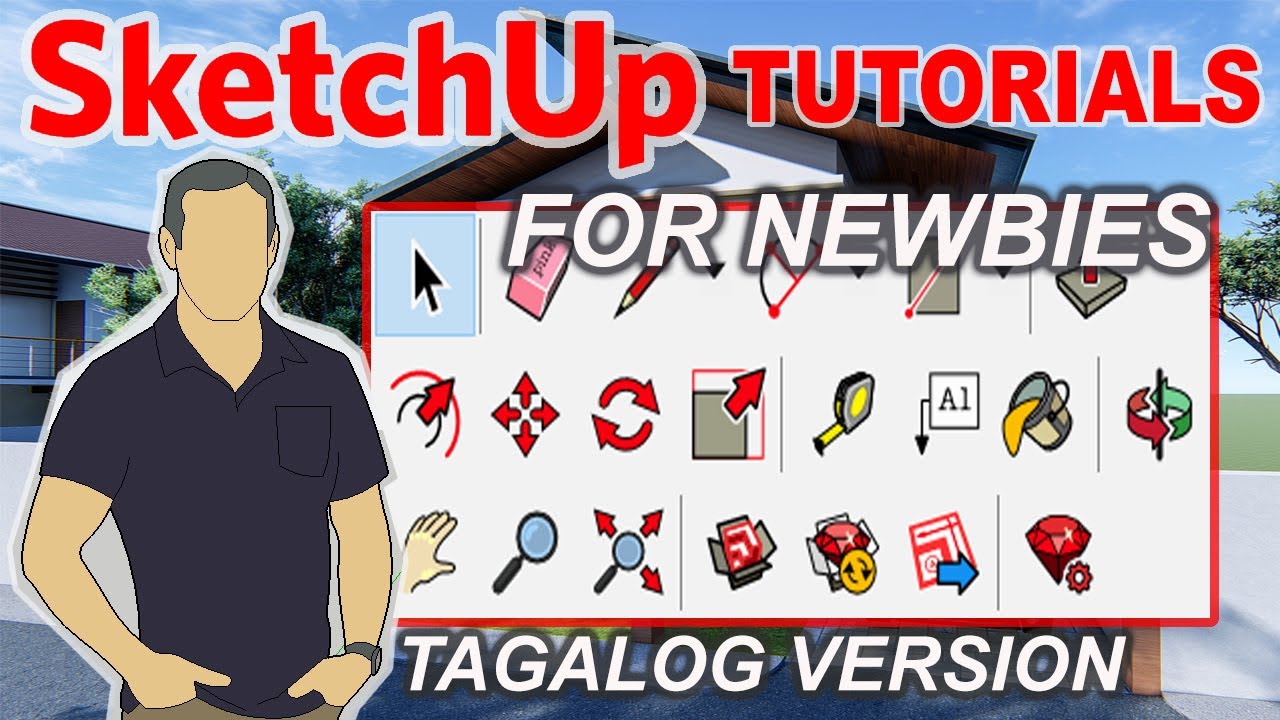 SketchUp Tutorial for beginners: Getting Started 3D Modeling Tools ...