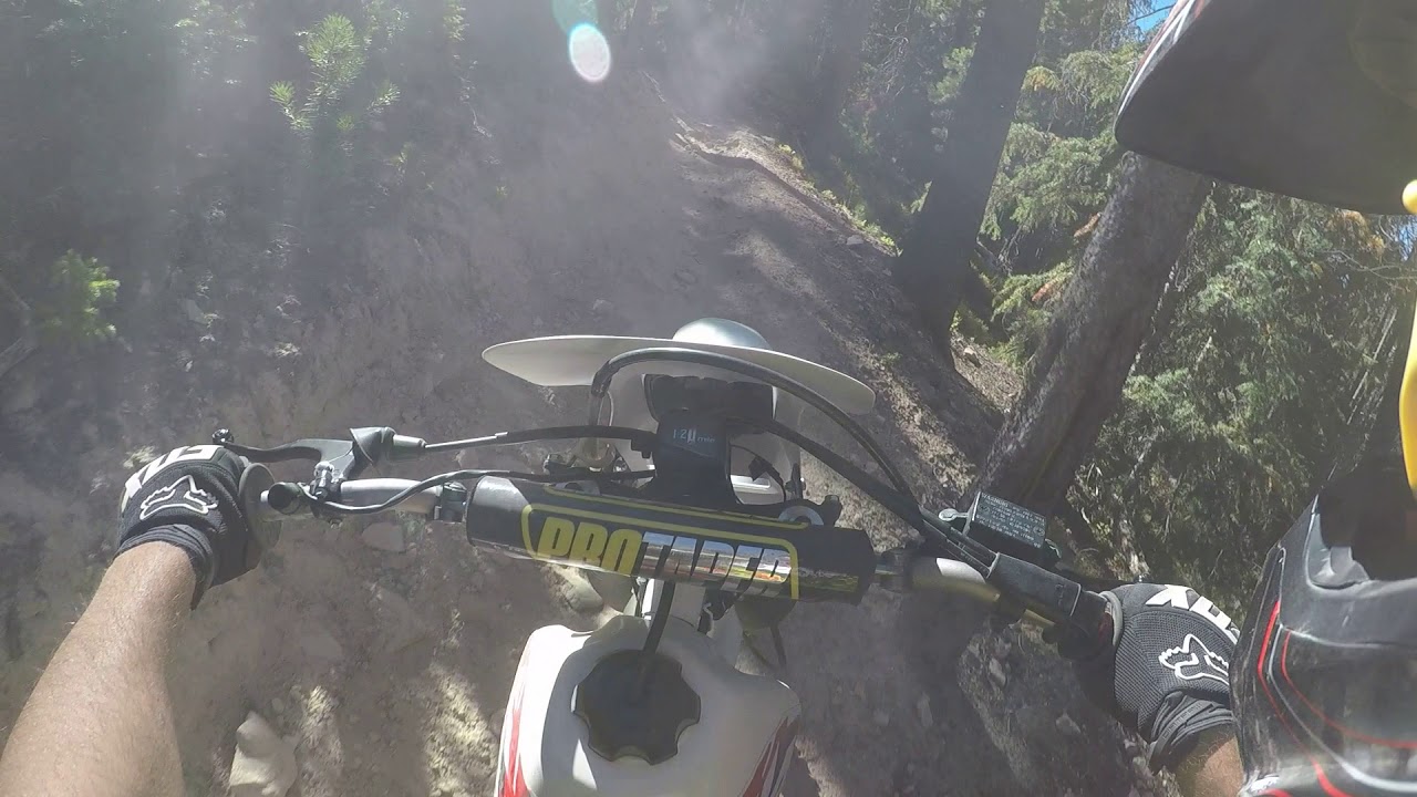 Trail section near Rand Colorado - YouTube