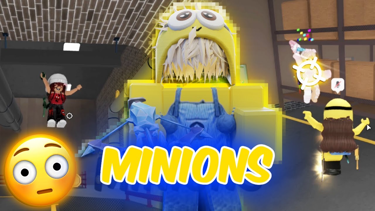 MM2 BUT AS A MINION *BEATING CAMPERS* (Murder Mystery 2) - YouTube