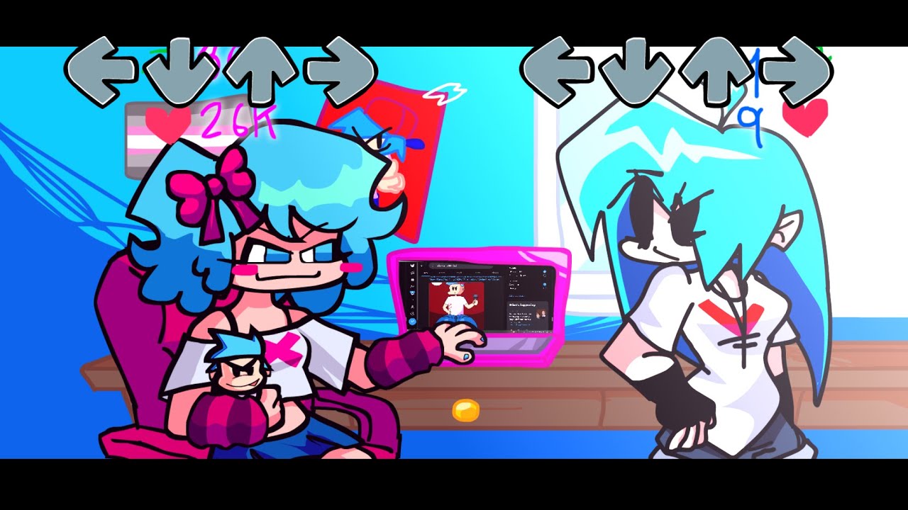 FNF Catfight but Miko and Nusky sing it! - YouTube