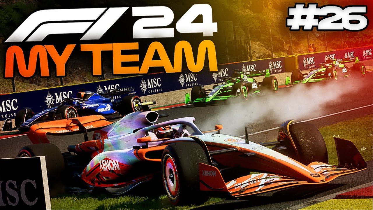 F1 24 My Team #26 - LAP 1 INCIDENT RUINS chance of POINTS!! - YouTube