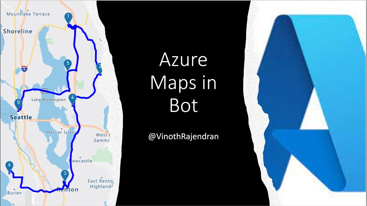 AZURE MAPS in Bot Framework #map #azure #bot - YouTube