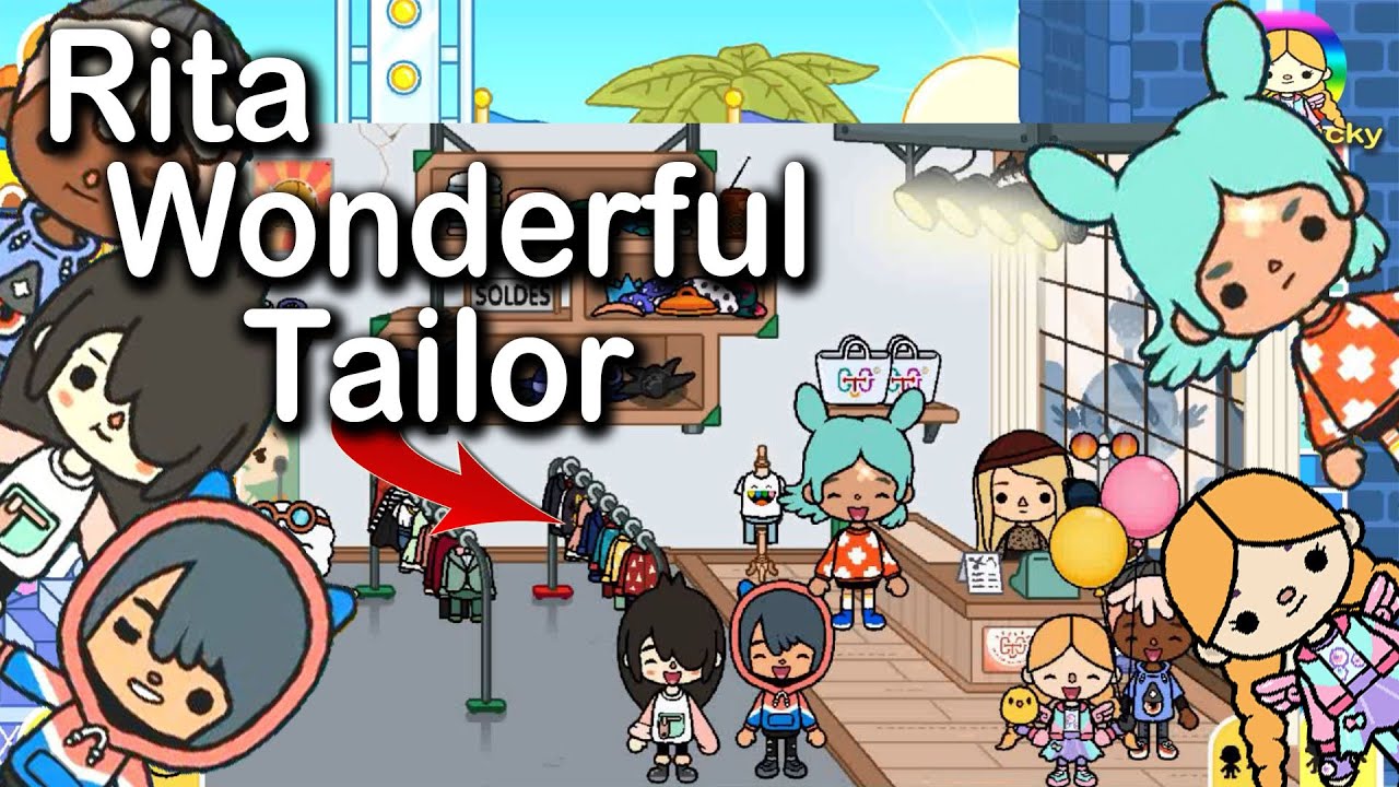 Toca Boca Hacks: Rita Goes To Wonderful Tailor | Toca Life World - YouTube