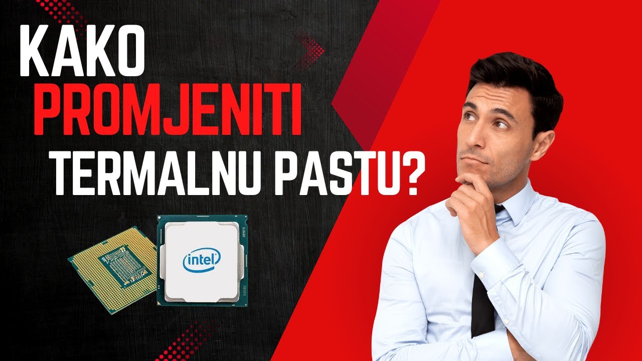 Kako promjeniti termalnu pastu na racunaru? - YouTube