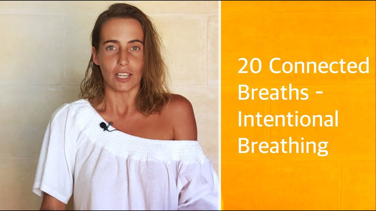 20 Connected Breaths I Intentional Breathing | Go Touch Yourself - YouTube