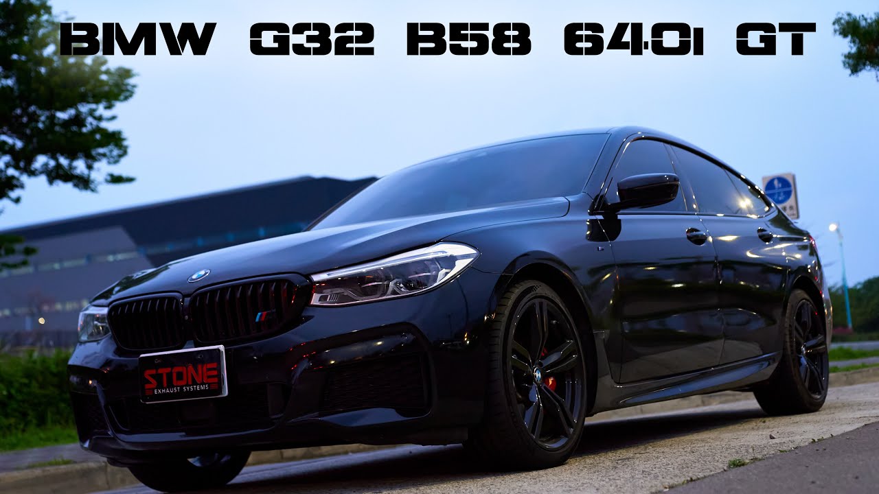 BMW G32 B58 640i GT / Stone Turbo-back Exhaust Sound - YouTube