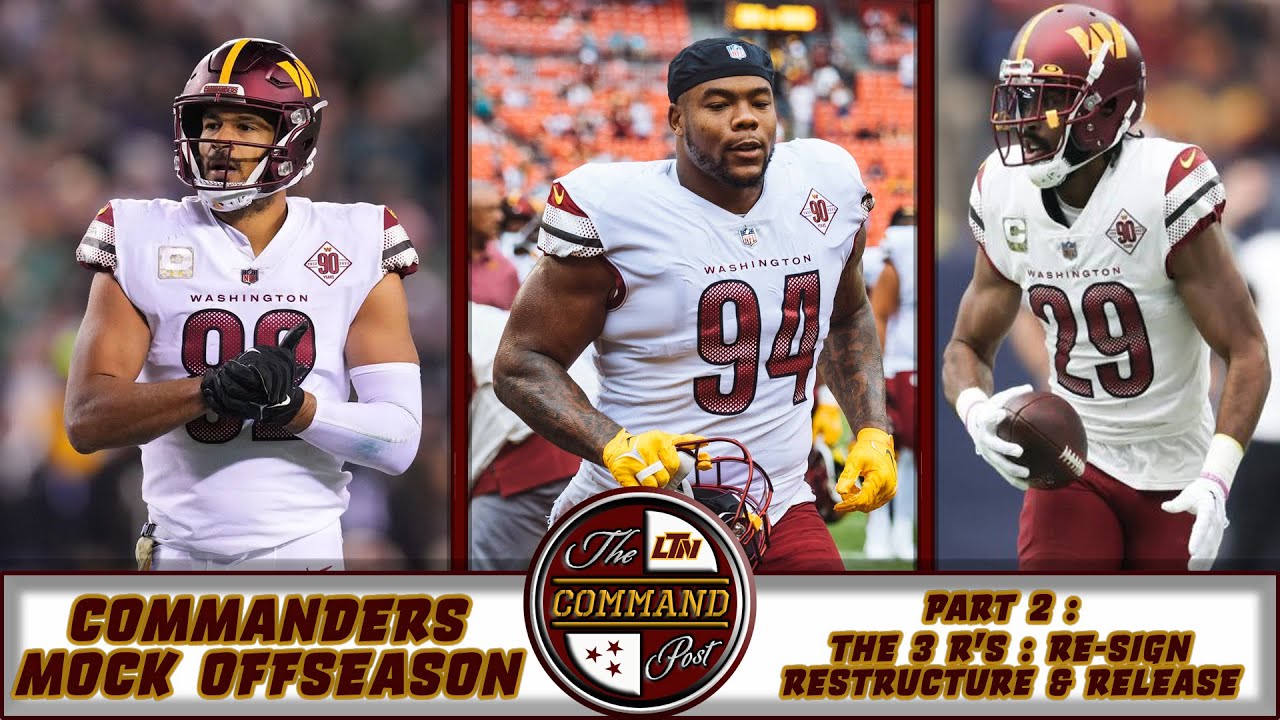 The COMMAND Post | Washington Commanders MOCK OFFSEASON Pt.2: 3 R's: Re-sign, Restructure ...