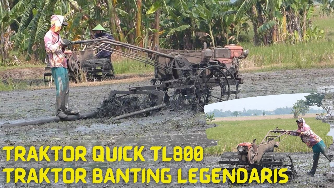 TRAKTOR QUICK TL800 ALIAS TRAKTOR BANTING LEGENDARIS DENGAN RODA APUNG ...