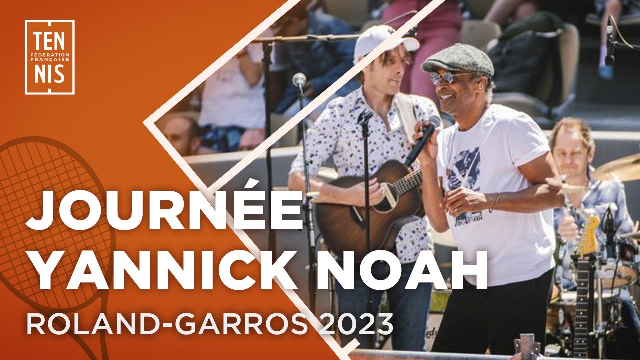 Inoubliable journée Yannick Noah | Roland-Garros 2023 - YouTube