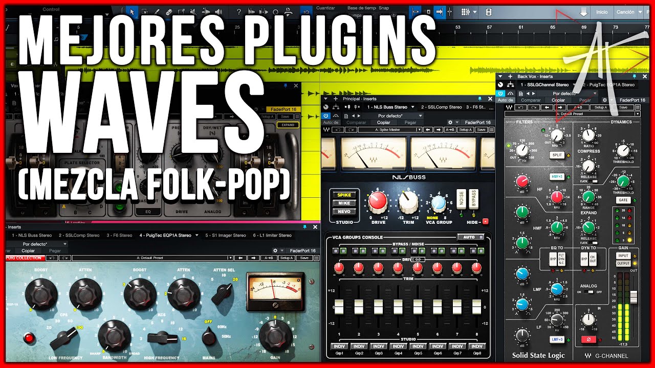 🎚️ MEZCLA desde CERO usando PLUGINS de WAVES | Tutorial PRODUCCIÓN ...