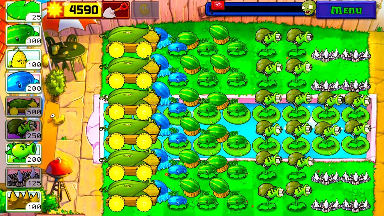 *PVZ MOD_BEST AND STRONGEST MINI GAMES LAST STAND COMBO VS ALL ZOMBIES ...