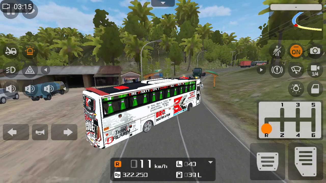 Driver walk through| smooth gear shift | manual gear shifting | Bus ...