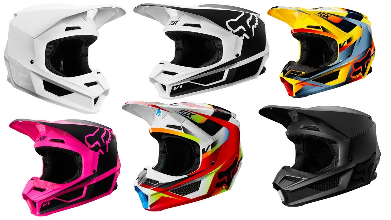 New Fox V1 Helmet 2019! Capacete FOX V1 2019 - YouTube