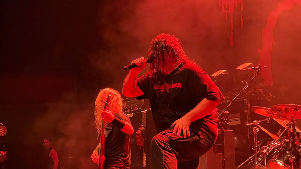 Cannibal Corpse - Scourge of Iron - pt 2 clip - live @The Masonic, SF ...