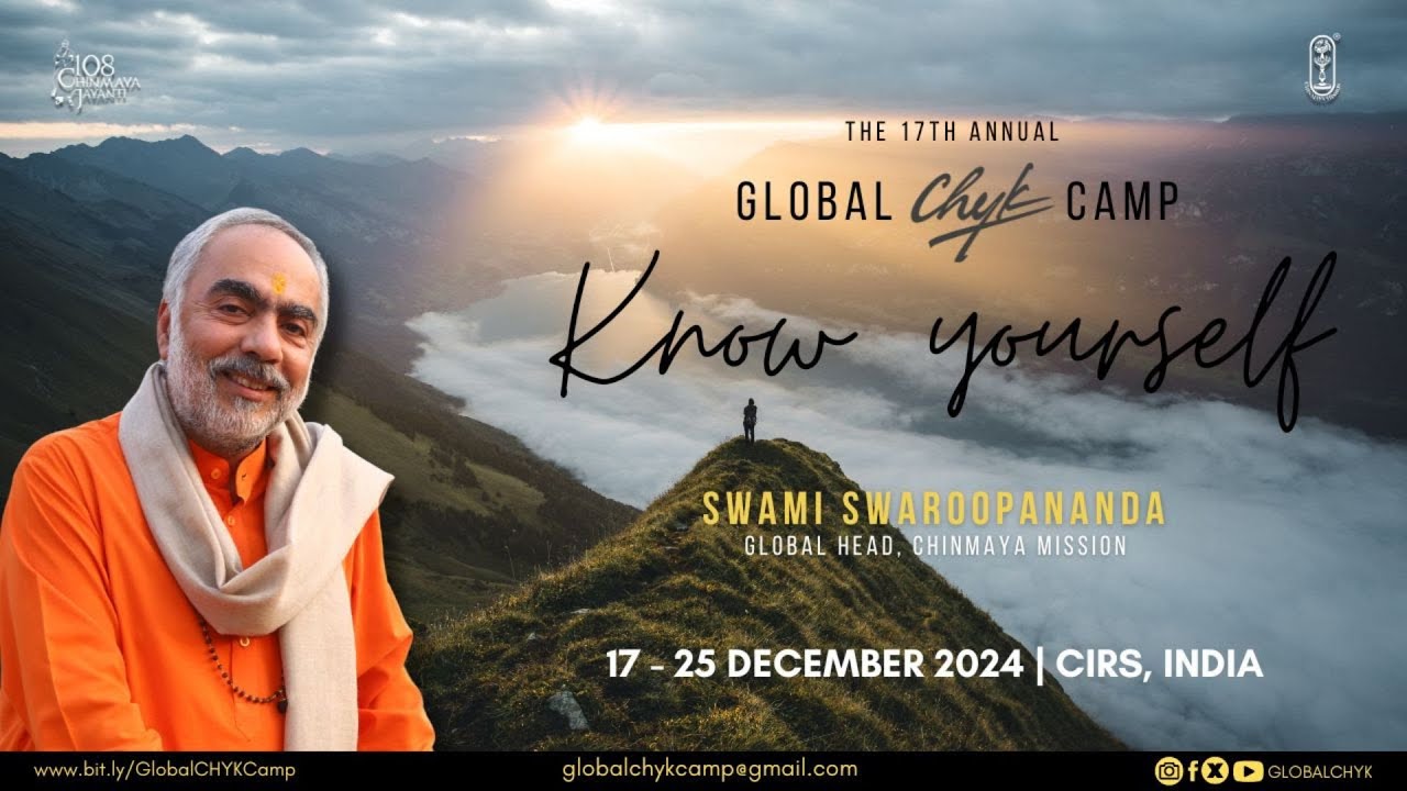 Global CHYK Camp - Promotional Materials #SwamiSwaroopananda # ...
