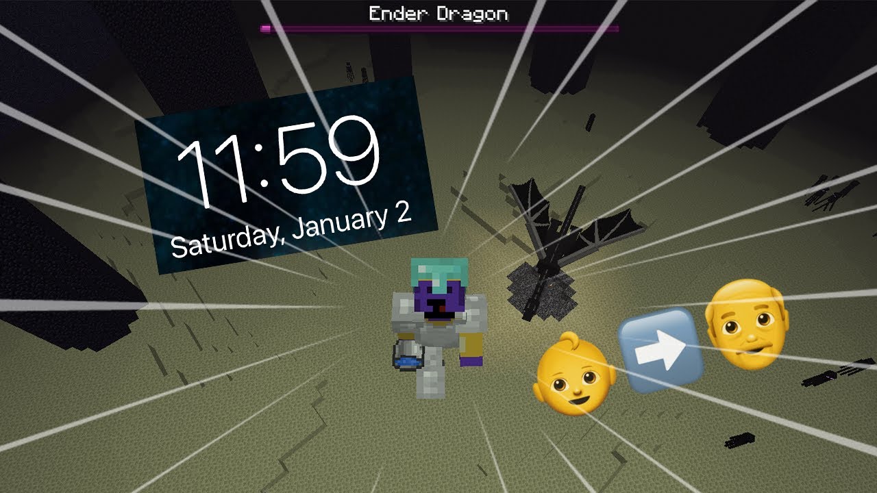 Minecraft Speedrunner VS Clock - YouTube