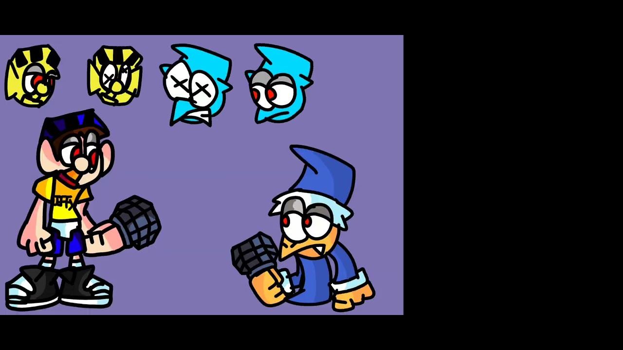 Fnf sml funkin content (not my drawing of the mod I draw the characters ...