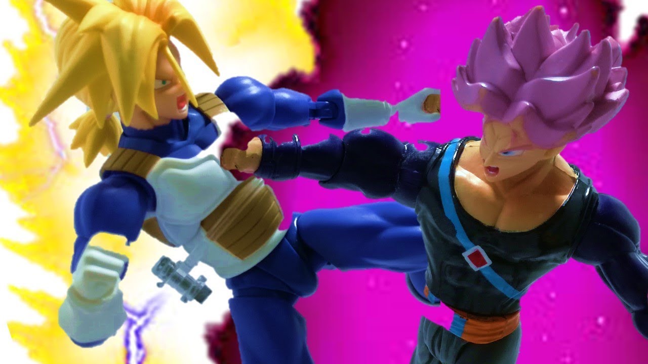 Trunks Super Saiyan Vs Trunks ssj Rose sh figuarts review - YouTube