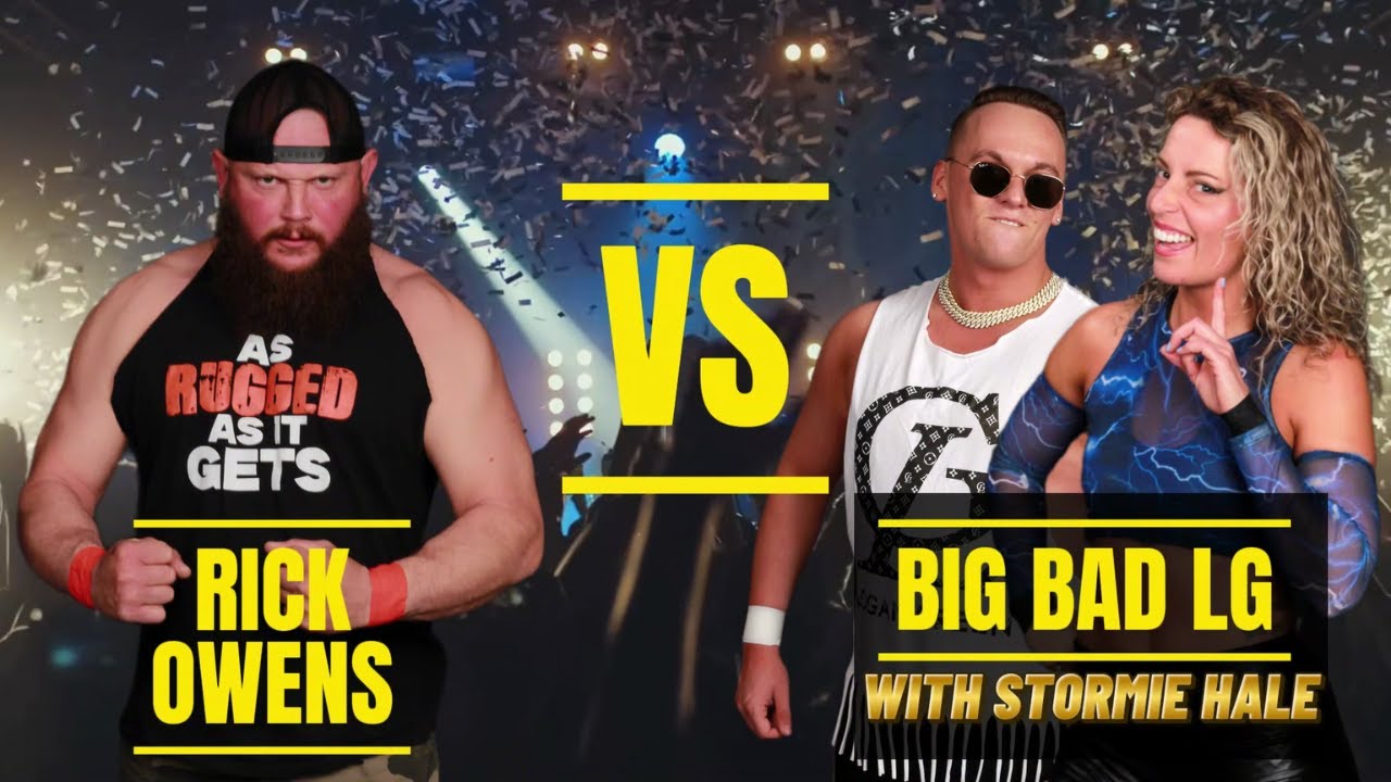 Rick Owens VS Big Bad LG with Stormie Hale | Capital City Wrestling ...