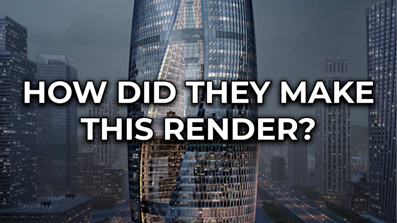 We analyze professional rendering | Cp. 14 | Zaha Hadid, 3dsmax and ...