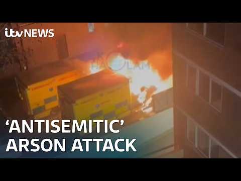 Arson attack on Jewish charity ambulances investigated by counter-terror police