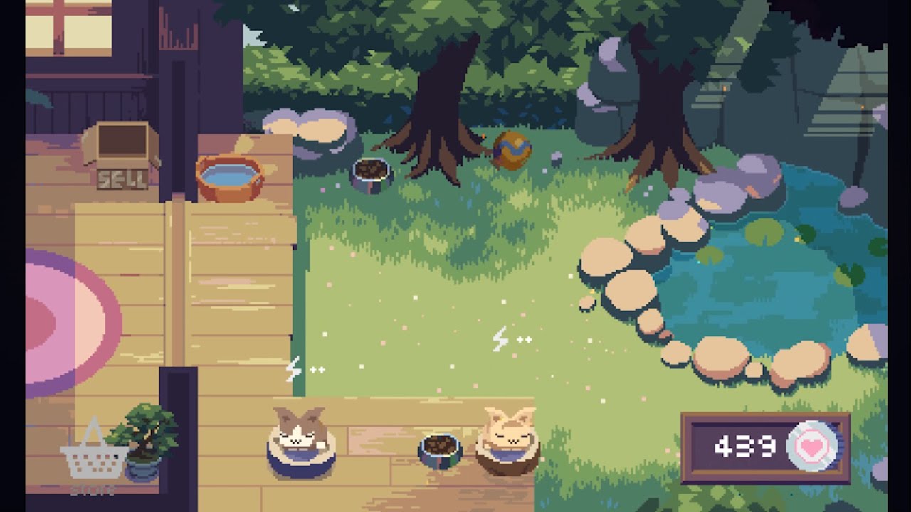 Kattespill - A cute and casual game where you can pet cats, feed cats ...