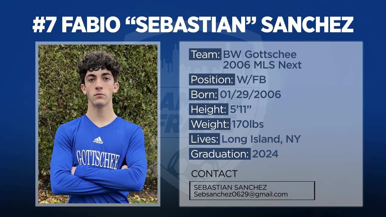 Sebastian Sanchez Player Highlights - YouTube
