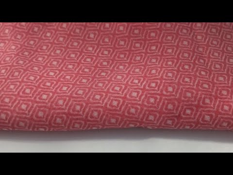Baby pink colour lining blouse stitching video part-1 - YouTube