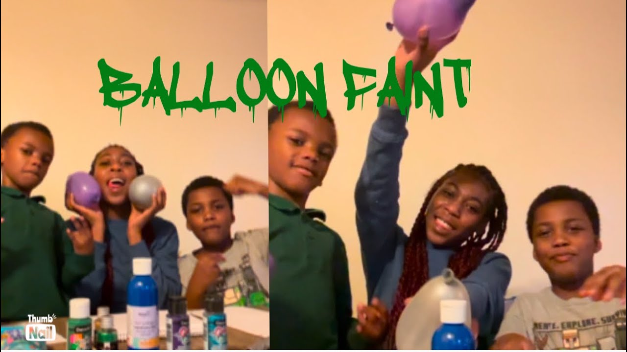 Balloon paint - YouTube