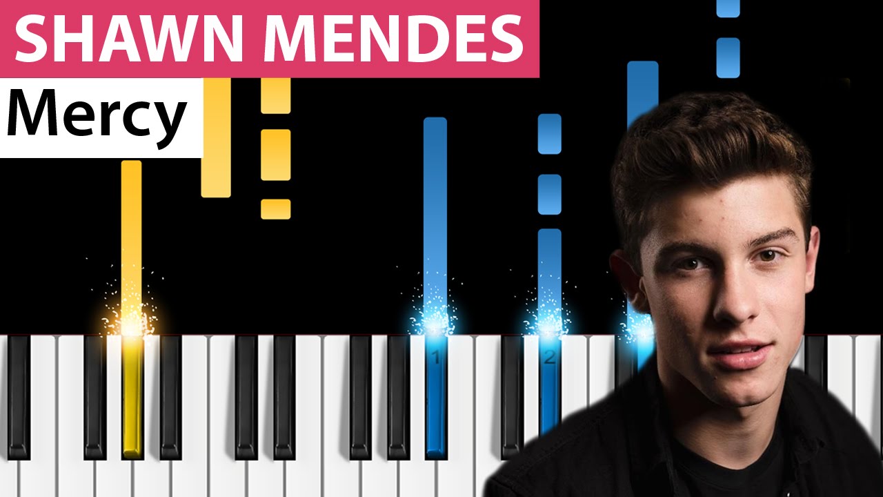 Shawn Mendes - Mercy - Piano Tutorial - How to Play - YouTube