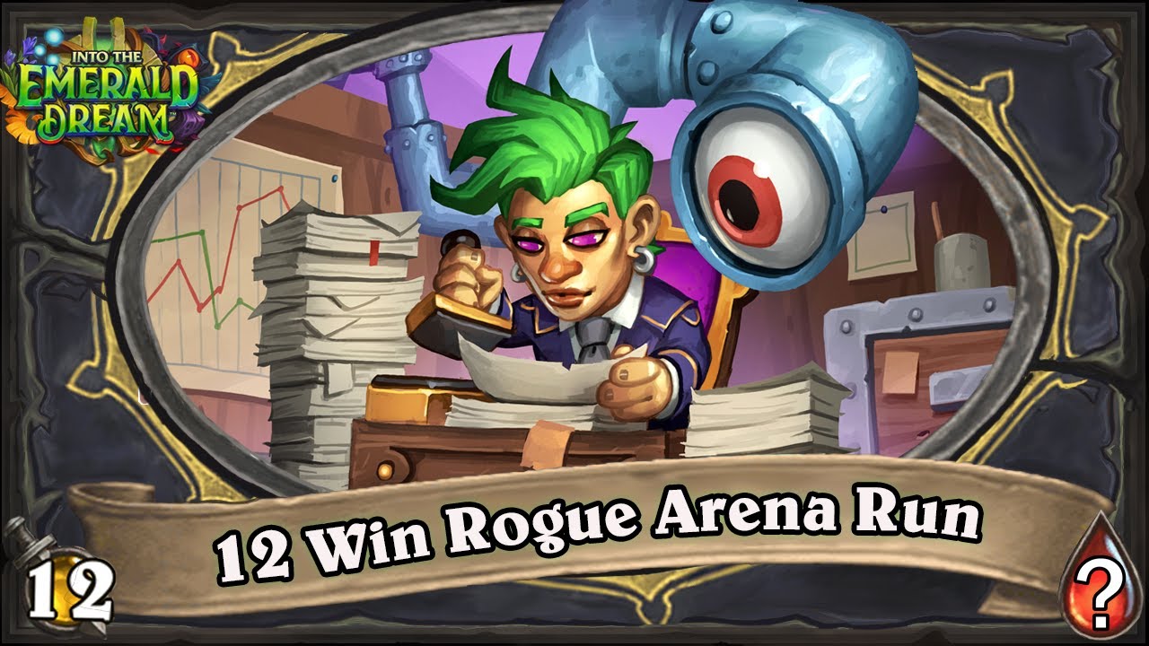 Agency Espionage With Tess! - 12 Win Rogue Hearthstone Arena Run - YouTube