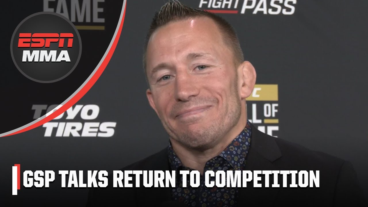 Georges St-Pierre discusses return to competition, training with Elon ...