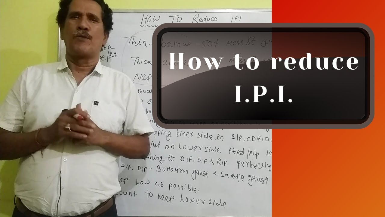 How to reduce IPI - YouTube