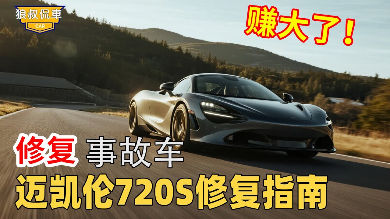 【邁凱倫720S撿漏】4千萬邁凱倫720S事故車低價撿漏，不料內部情況糟糕引擎冒煙，小夥一招修復後驚艷全網！ - YouTube