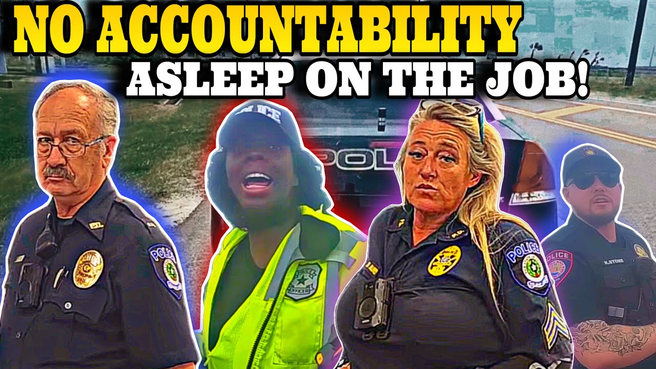 UNHINGED COP FLIPS OUT WHEN CAUGHT ASLEEP IN HER CAR! - YouTube