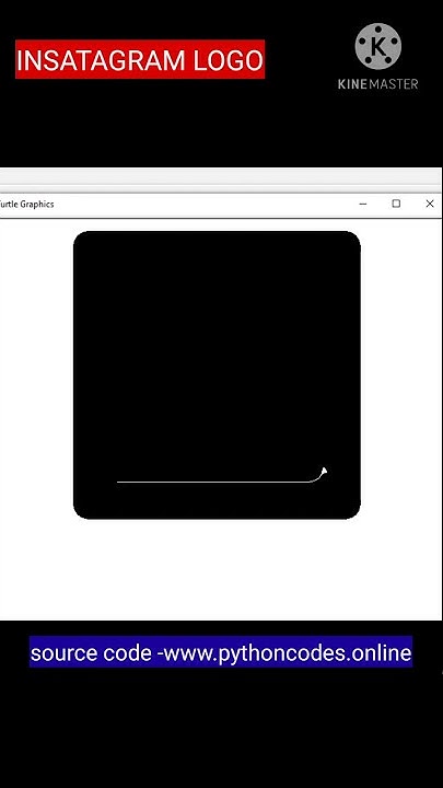 instagram logo in python | how to create instagram logo in turtle in ...