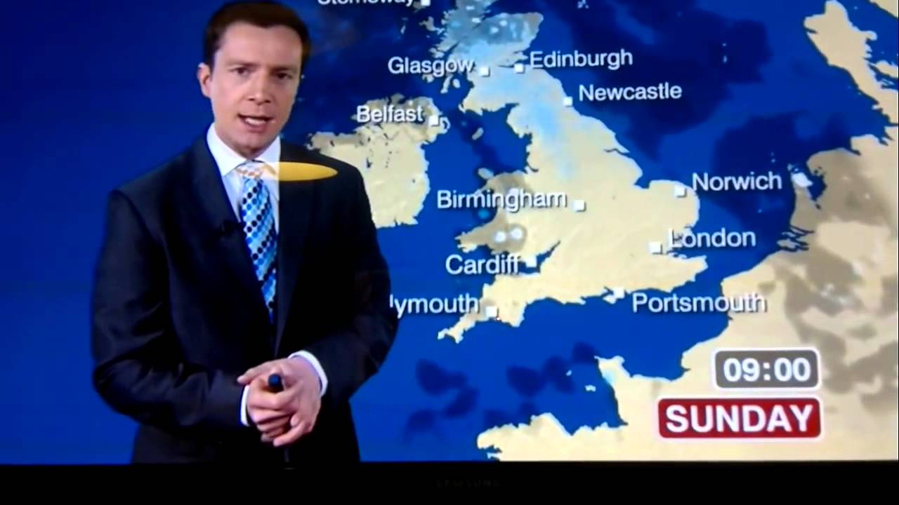 BBC Weather man says "Bucket load of C*nt" accidentally - YouTube